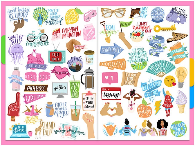 Digital Stickers Digital Planner Stickers Goodnotes - Etsy