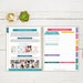Teacher Planner & Lesson Planner, Bold + Bright Academic Year 12 Month ...