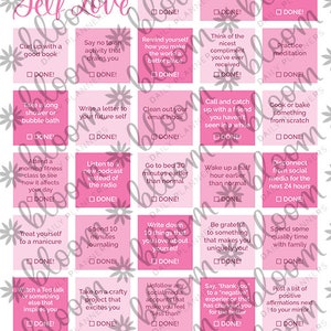 28 Days of Self-love Printable PDF 8.5 X 11 - Etsy