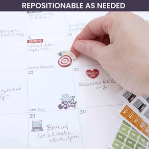 Planner Stickers, Workday Essentials - Etsy