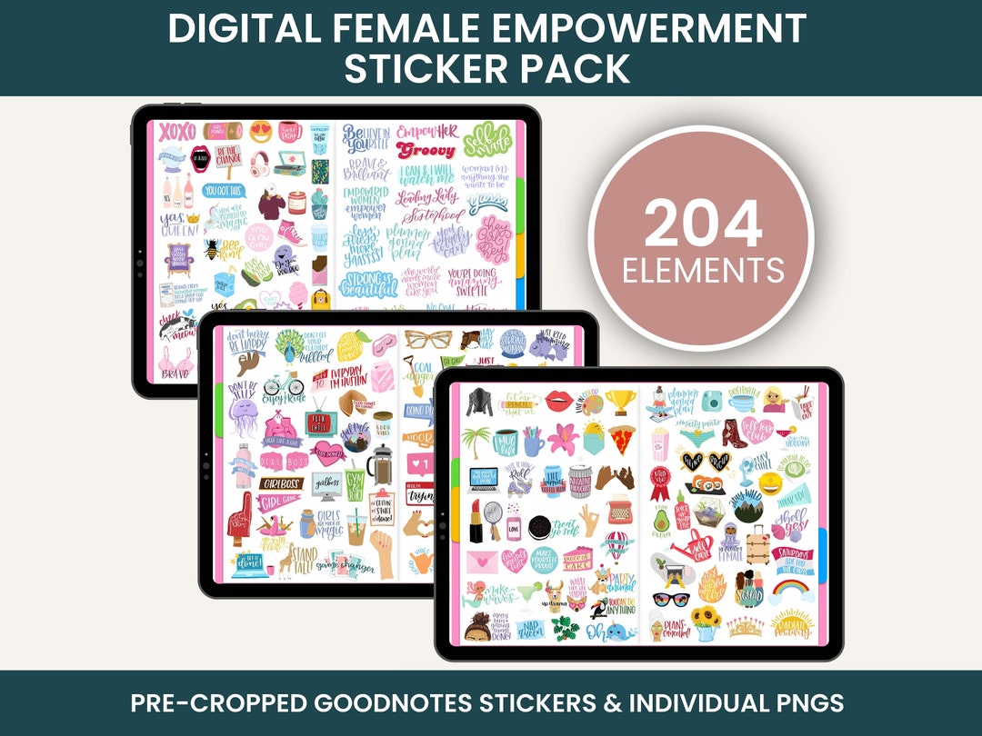 Digital Stickers, Digital Planner Stickers, Goodnotes Stickers, Unique ...