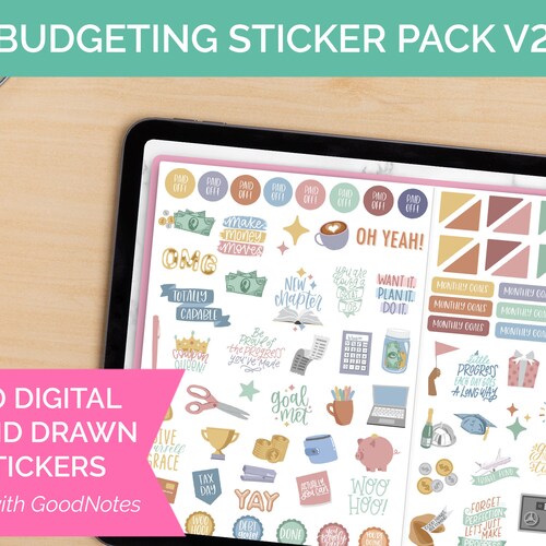 Digital Stickers Digital Planner Stickers Goodnotes - Etsy