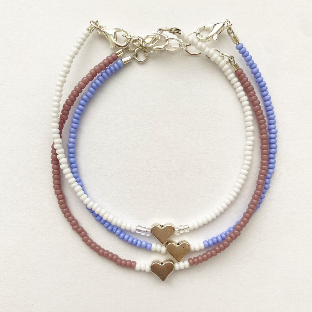 Mommy + Me Matching Heart Bracelets |mommy & Me|mother Daughter ...