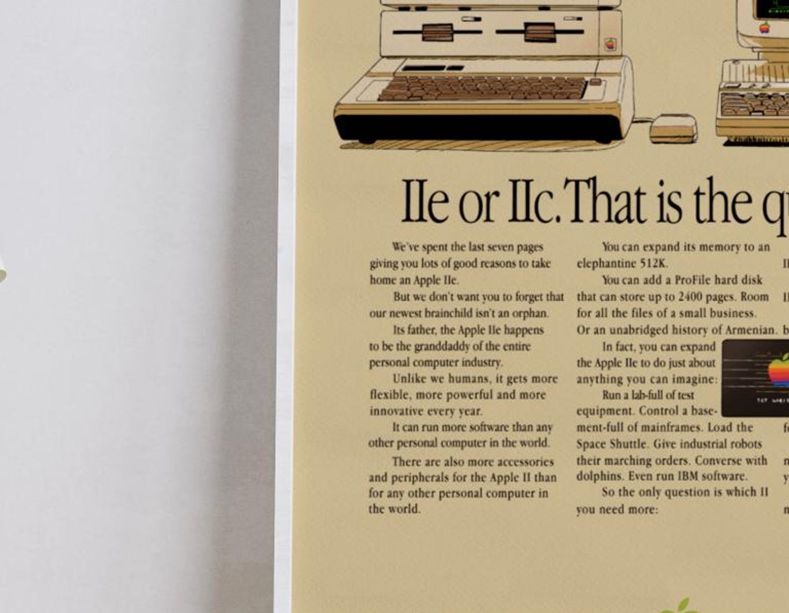 Vintage Retro Apple Poster Apple Mac Art Digital Prints. Gift for Apple ...