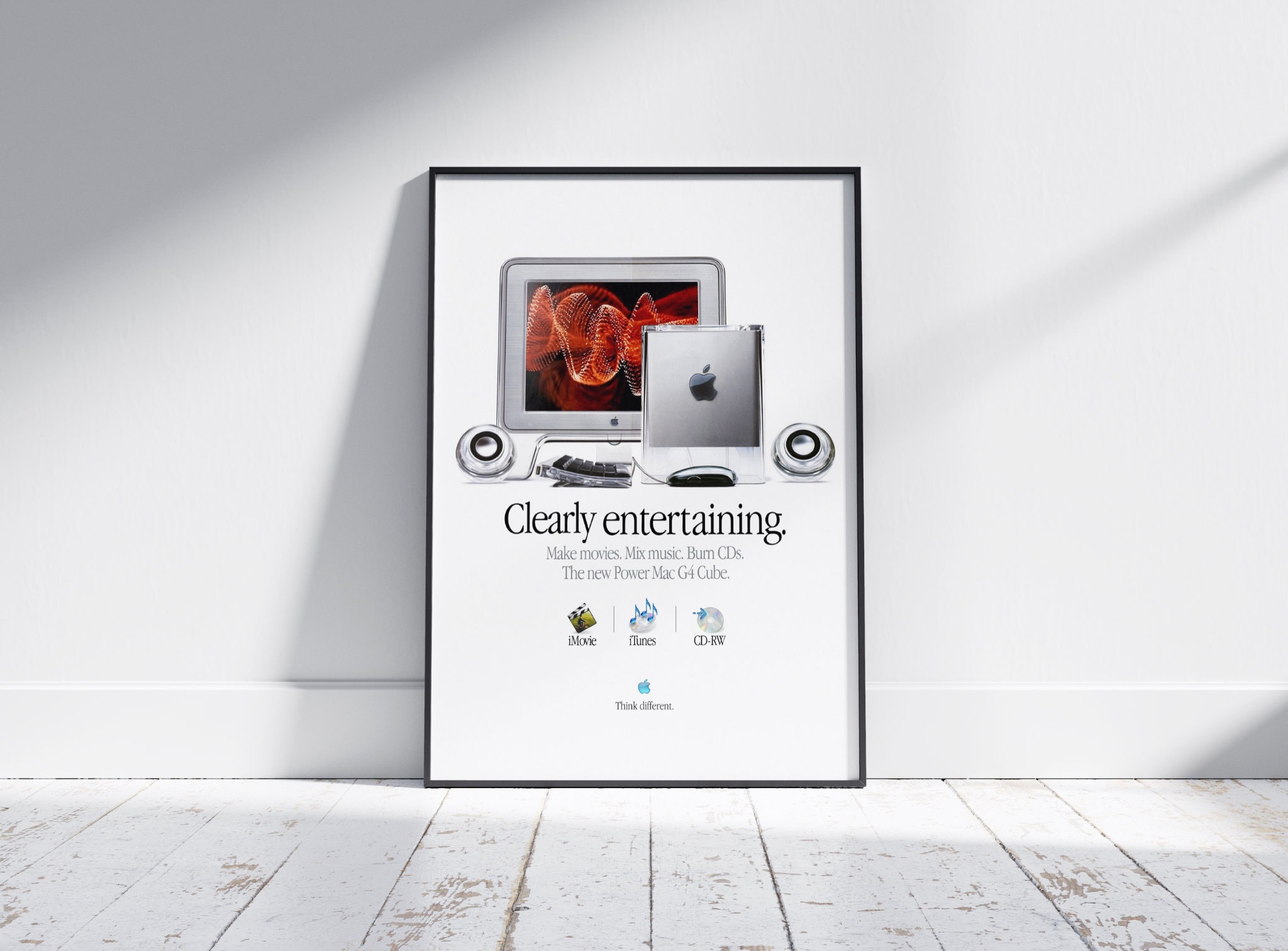 Vintage Retro Apple Poster Apple Mac Art Digital Prints. Gift for Apple ...