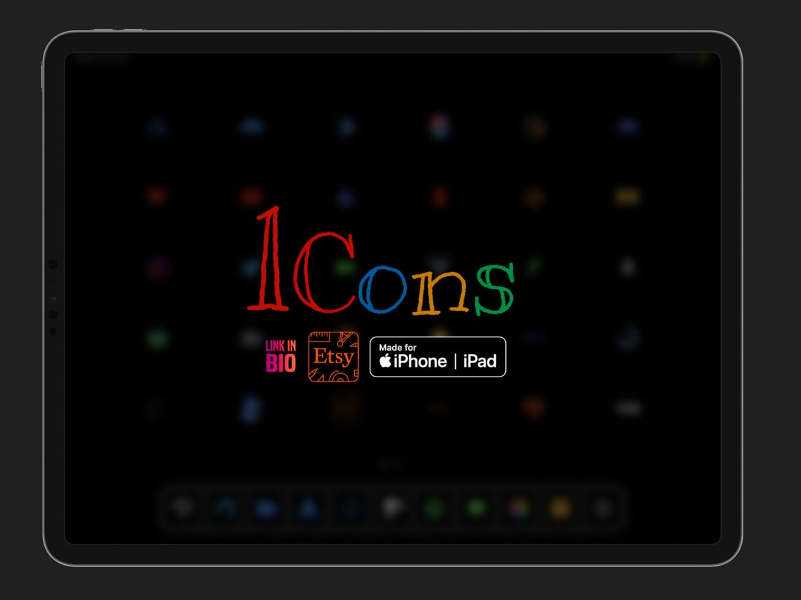 Dark Mode Icons Matte Black Ios 15 Colorful Icon Pack Social - Etsy