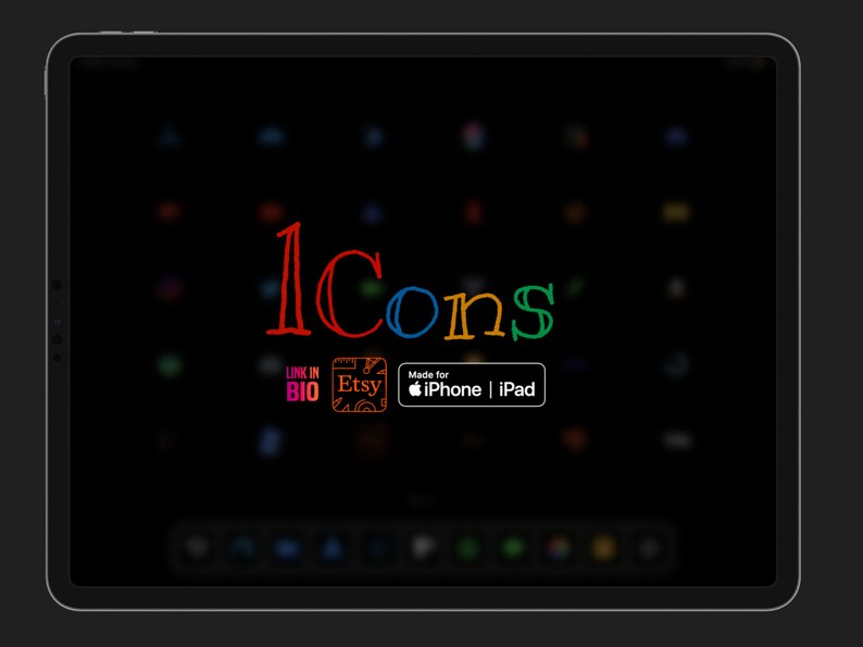 Dark Mode Icons Matte Black Ios 15 Colorful Icon Pack Social - Etsy