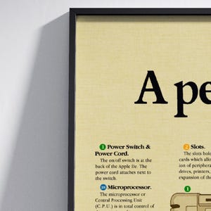 Vintage Apple Iie Poster: Retro Mac Art Print (digital Download) - Etsy