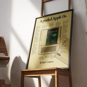 Vintage Apple Iie Poster: Retro Mac Art Print (digital Download) - Etsy
