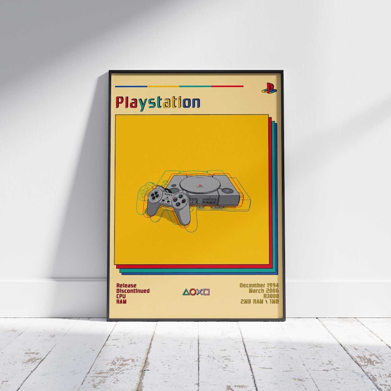 Playstation Wall Decor - Etsy