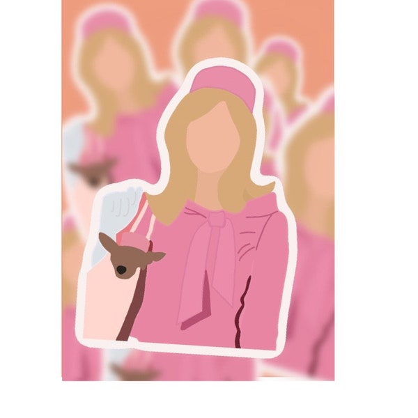 Elle Woods Sticker - Etsy