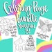 Christian Coloring Page Bundle | Digital Download | Hand Drawn ...