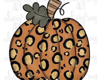 Leopard pumpkin | Etsy