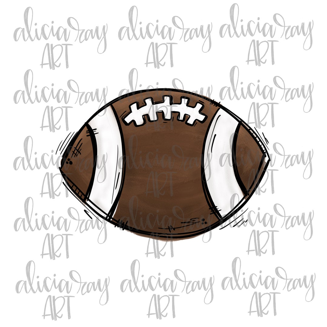 Football Sublimation Design | Football | Hand Drawn | Sublimation PNG ...