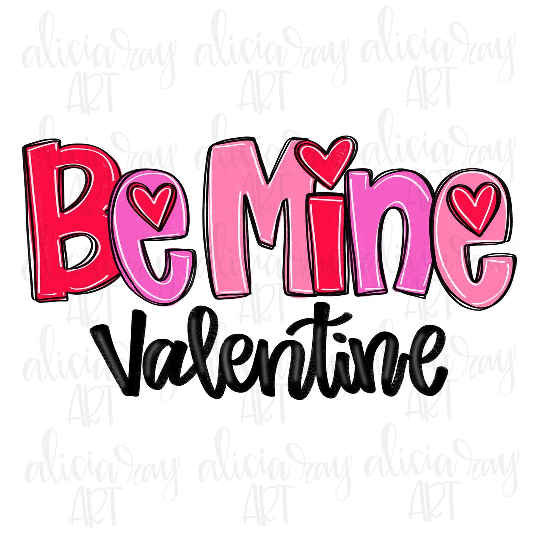 Valentine PNG Digital Download | Hand Drawn Digital Design ...