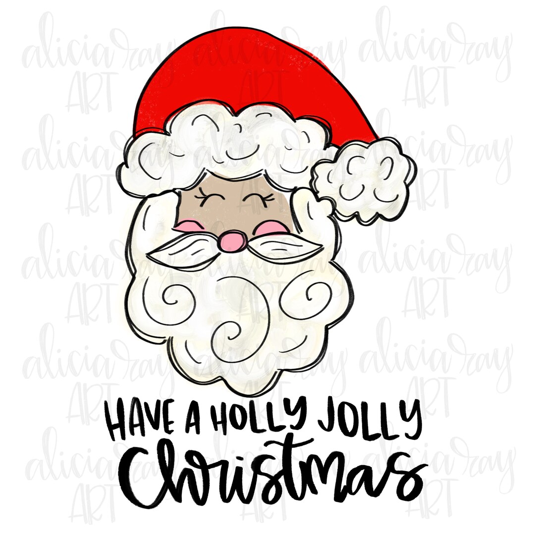 Christmas Sublimation Design | Hand Drawn PNG Digital Download | Merry ...