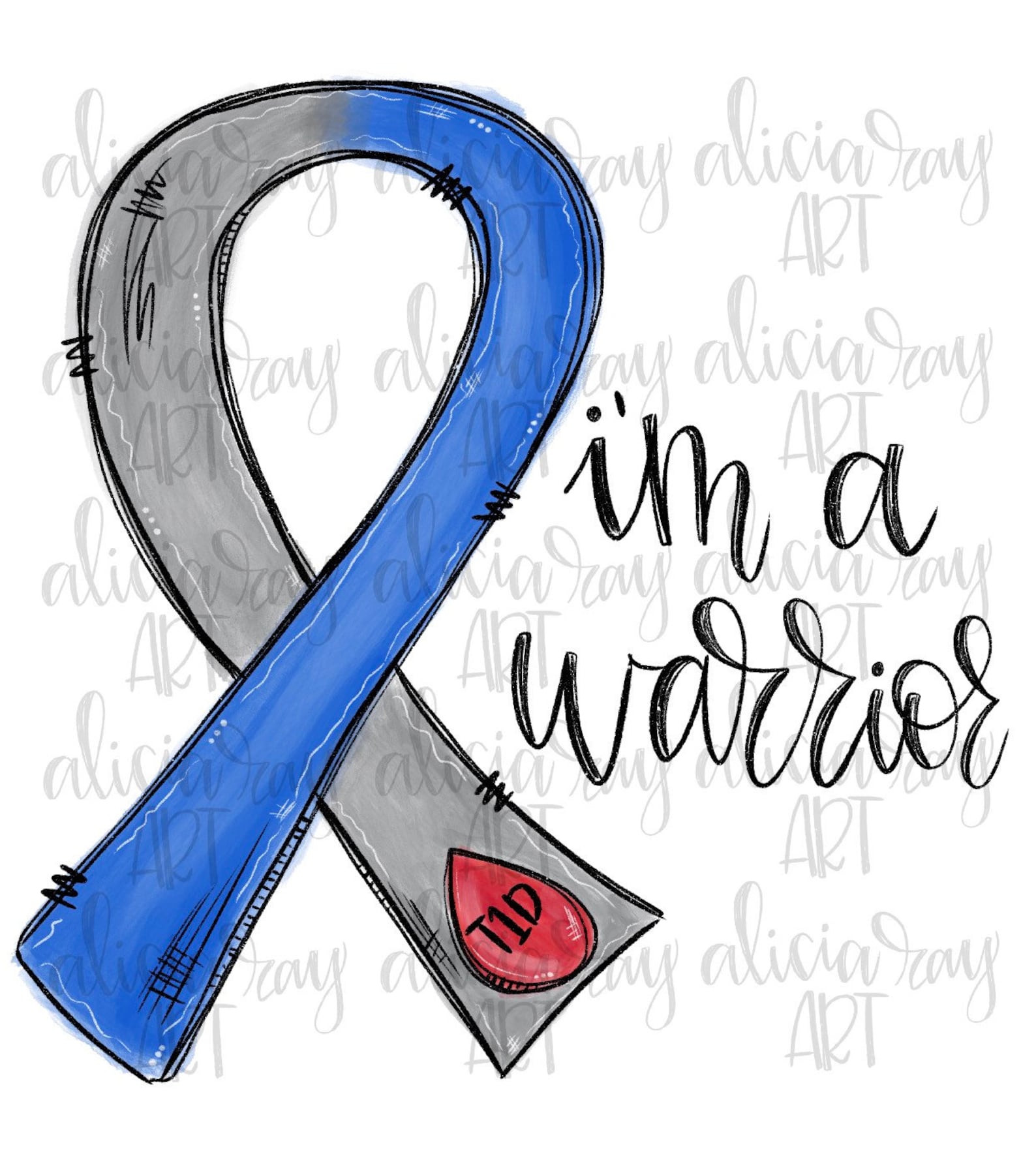 Diabetes Awareness Sublimation Design | Type 1 Diabetes Ribbon | T1D ...