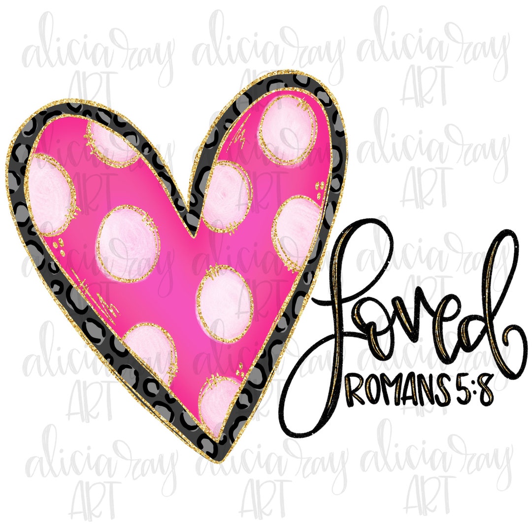 Valentine Sublimation PNG Design | Heart | Hand Drawn | Digital ...
