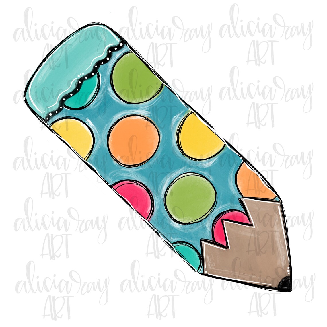 School Pencil Sublimation PNG Design | Teacher | Boy Pencil | Hand ...