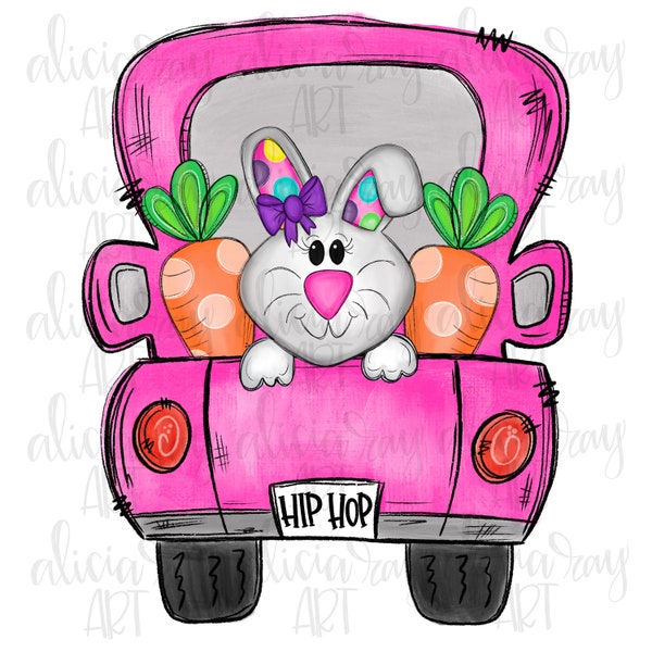 Easter Truck Svg - Etsy