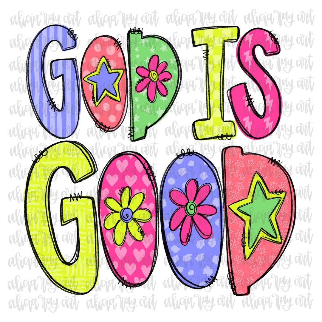 Preppy Christian PNG Digital Design | Hand Drawn Digital File Download ...