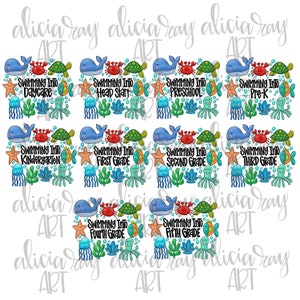 Back to School Bundle PNG | Hand Drawn Digital Download | Printable Art ...