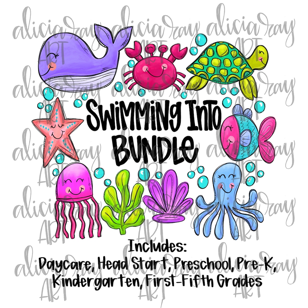 Back to School Bundle PNG | Hand Drawn Digital Download | Printable Art ...