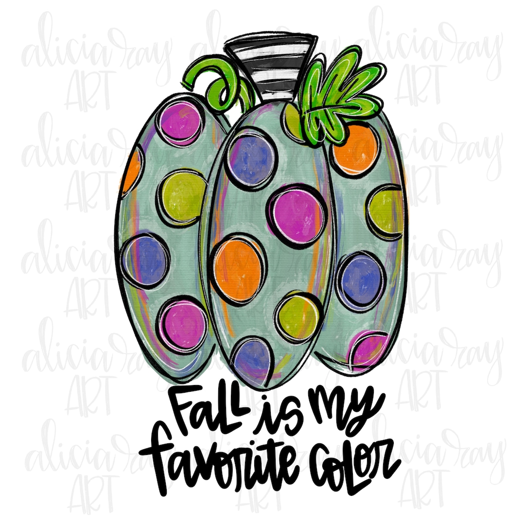 Fall Pumpkin PNG Digital Download | Hand Drawn Sublimation File ...