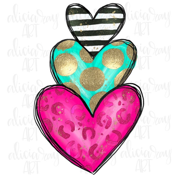 Valentine PNG Digital Download Hand Drawn Digital Design | Etsy