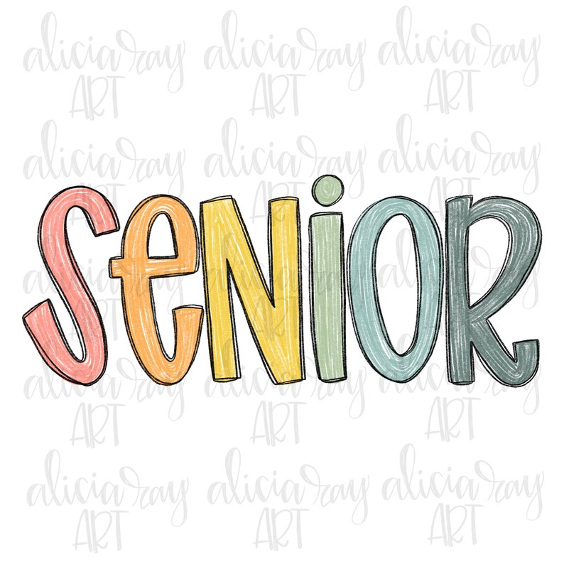 Senior Sublimation Design PNG Digital Download Printable - Etsy