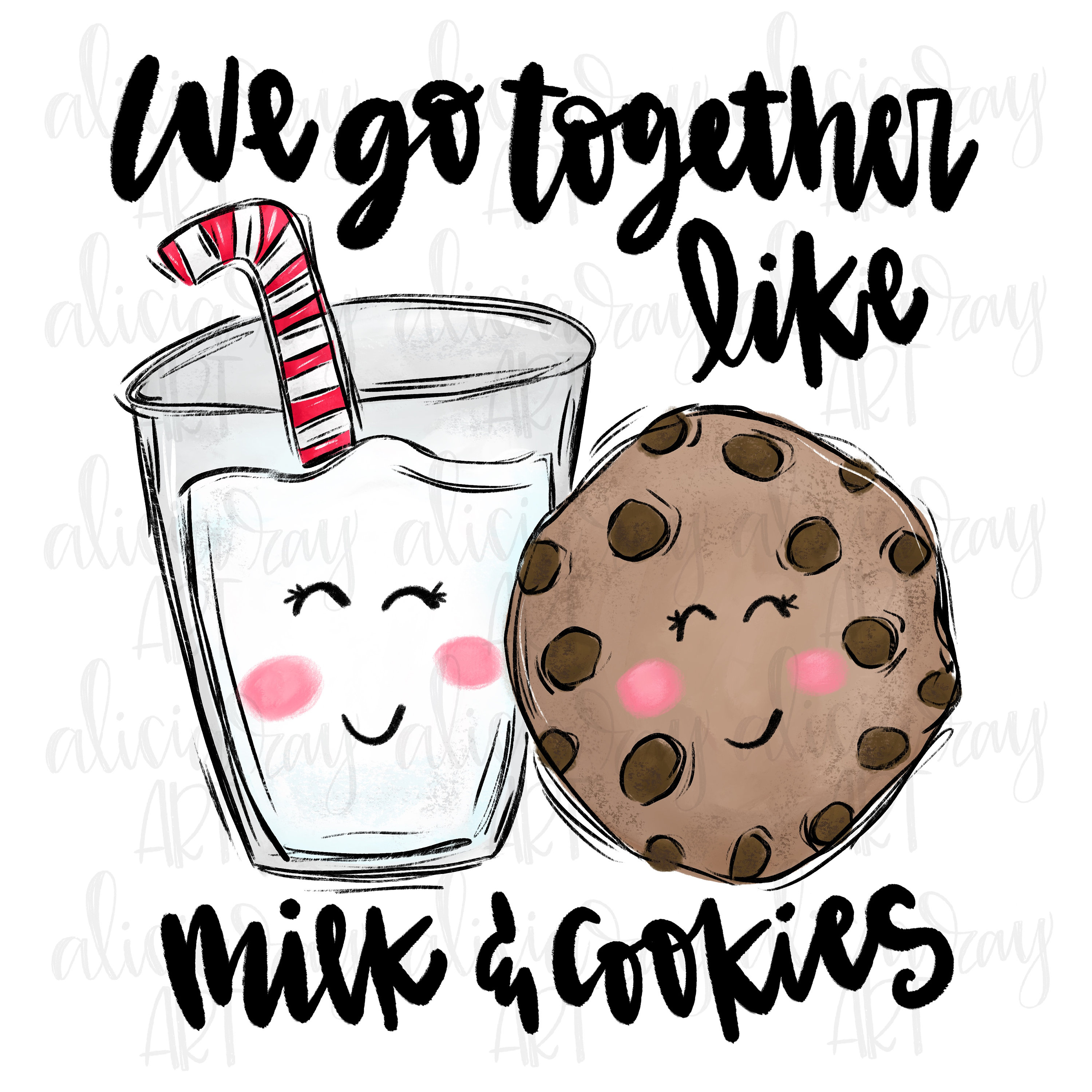 We Go Together Like Milk And Cookies Printable