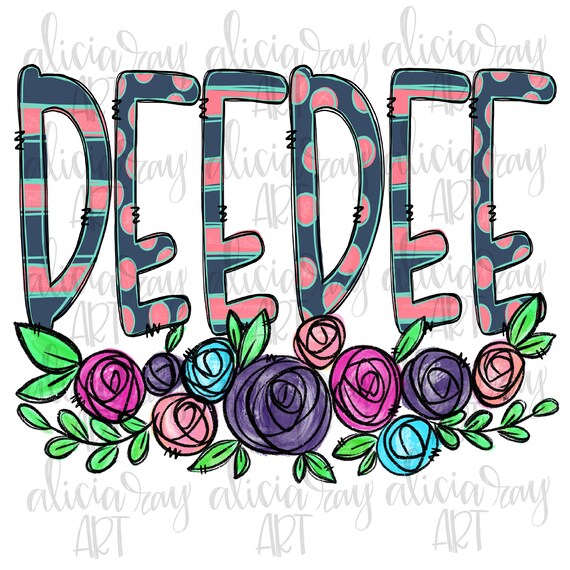 Deedee Sublimation PNG Digital Art |Clipart Printable Hand Drawn Mother ...