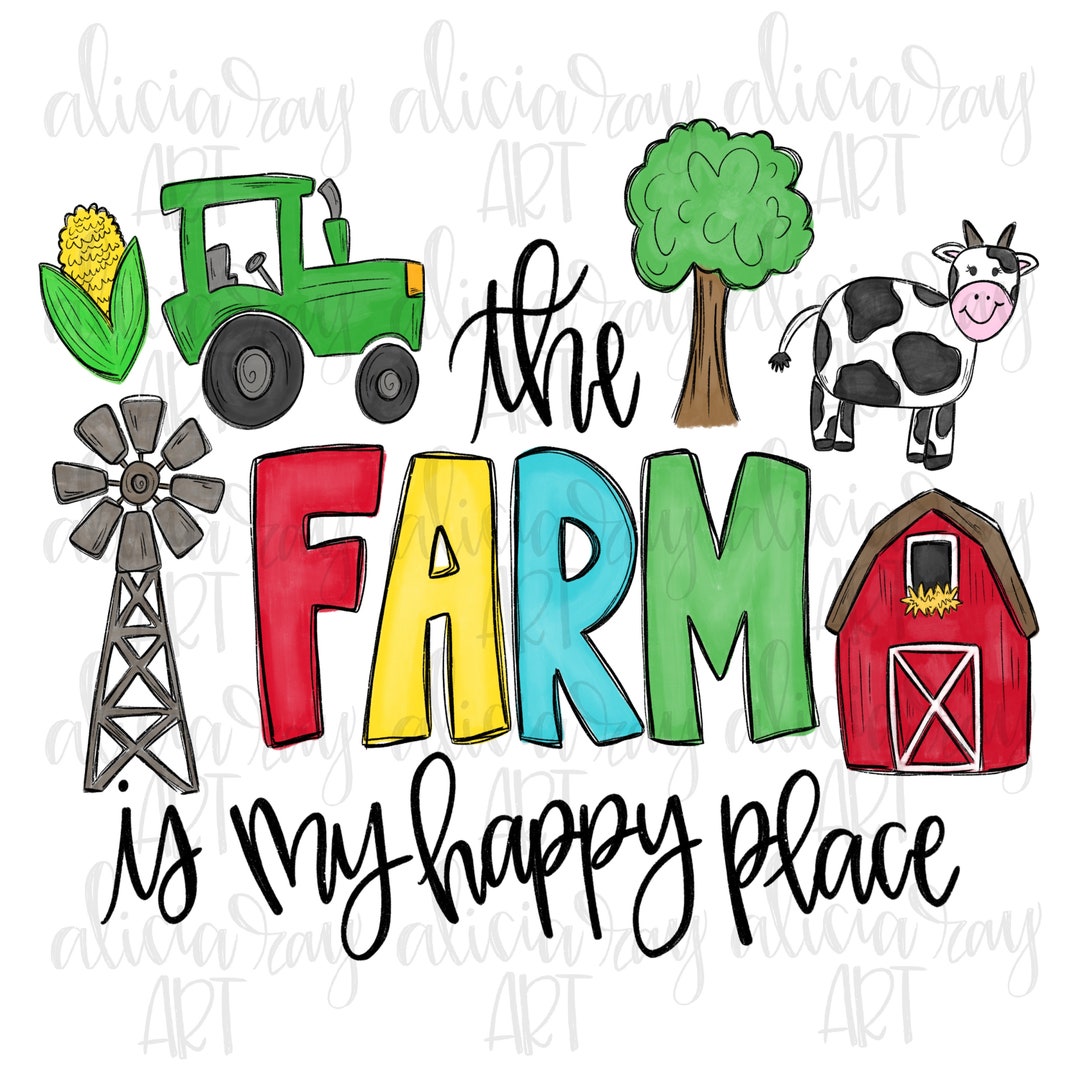 Farm Sublimation PNG Design | Farmer Design Digital Download ...