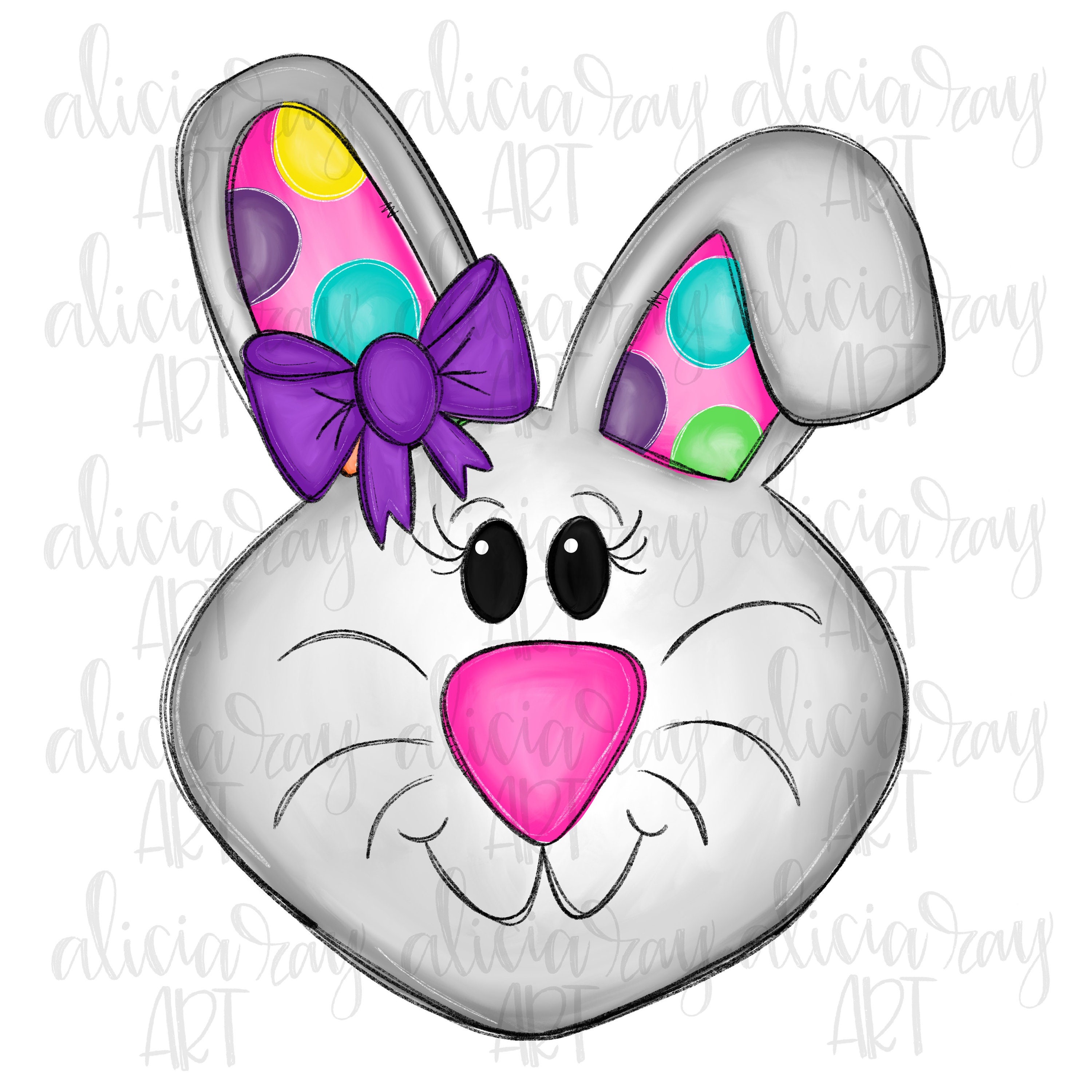 Materials Craft Supplies & Tools bunny png sublimation png hand drawn ...