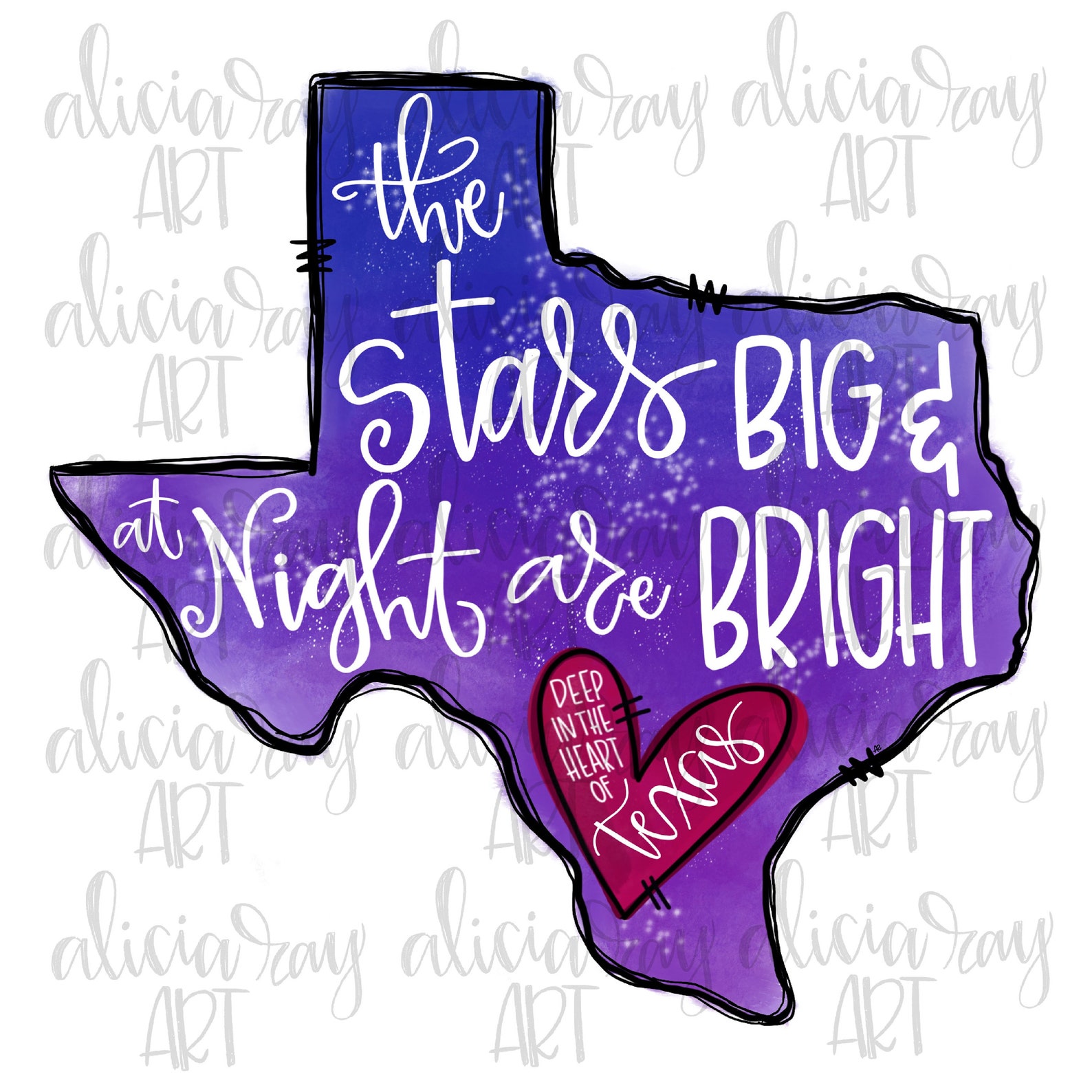Texas Sublimation Design | TX State Design | Hand Drawn | Sublimation ...