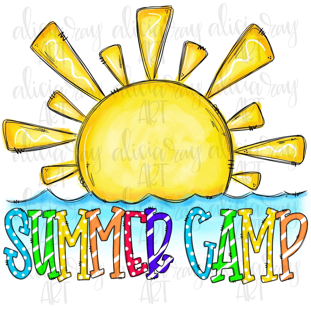 Summer Camp Sunshine Bundle Sublimation PNG Design | Summer Camp ...