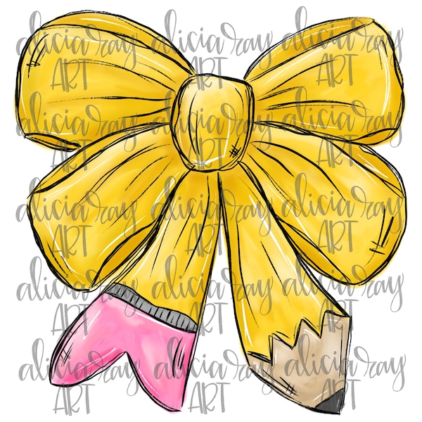 Pencil Bow - Etsy