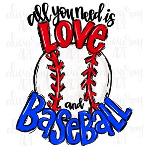 Baseball Sublimation Design Hand Drawn Baseball PNG Design - Etsy