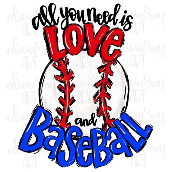 Baseball Sublimation Design Hand Drawn Baseball PNG Design - Etsy