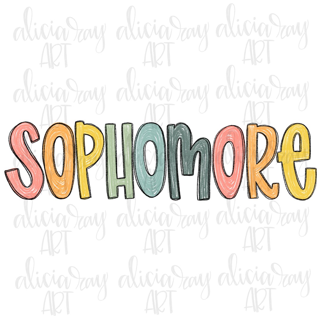 Sophomore Sublimation Design | PNG Digital Download | Printable Art ...