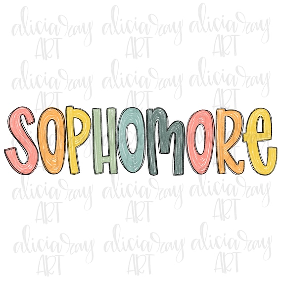 Sophomore Sublimation Design PNG Digital Download | Etsy