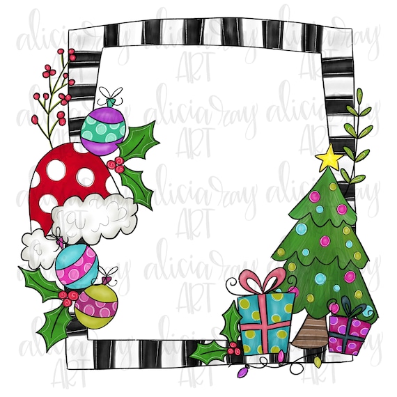 Whimsical Christmas Frame