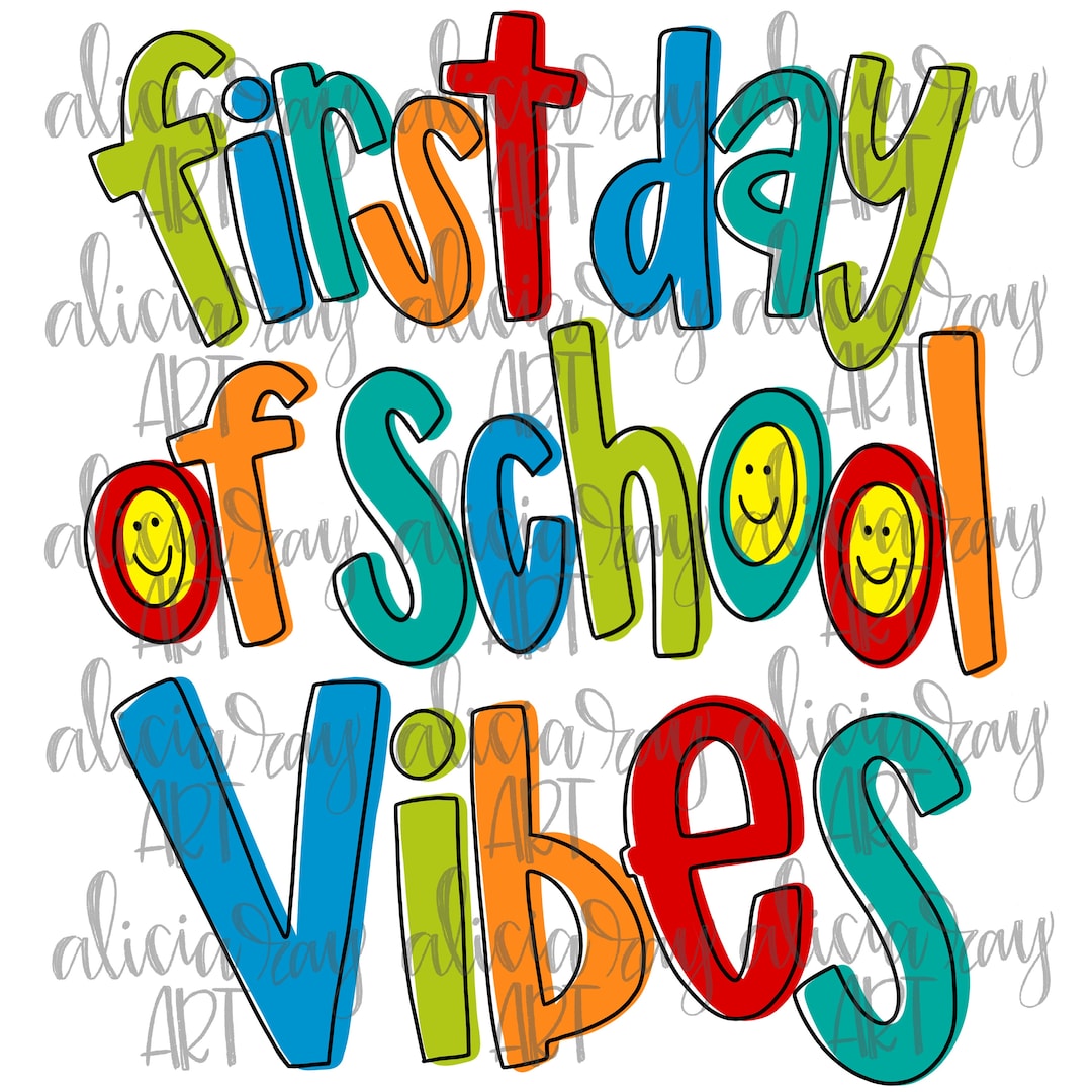 Back to School Sublimation PNG | Hand Drawn Digital Download ...