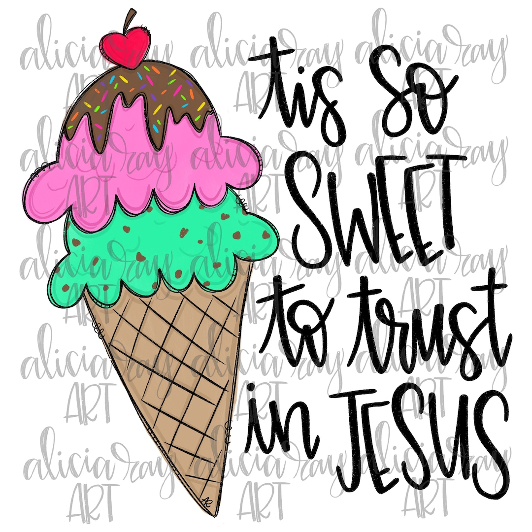 Cute Christian PNG Sublimation Design | Summer Design | Hand Drawn ...