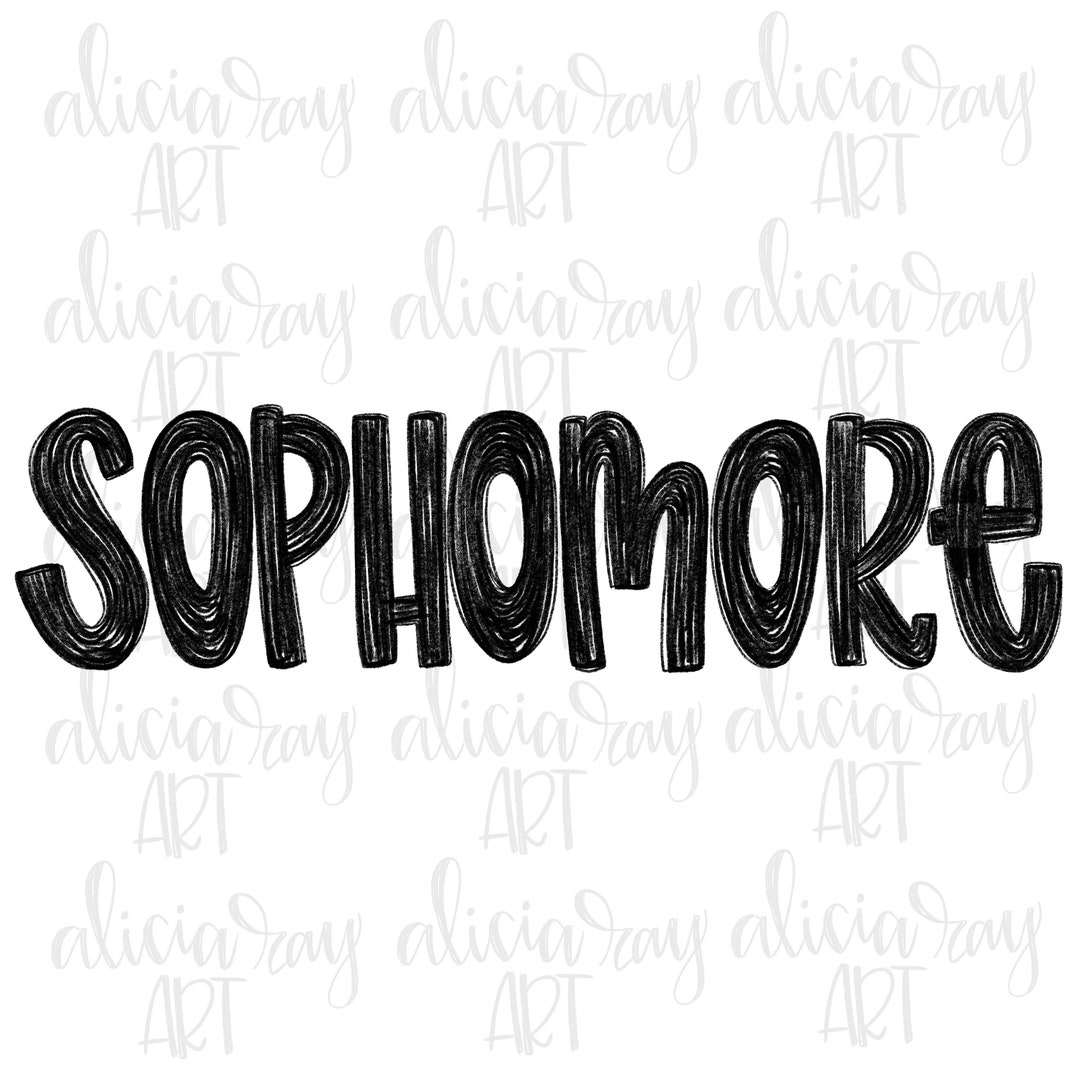 Sophomore Sublimation Design | PNG Digital Download | Printable Art ...