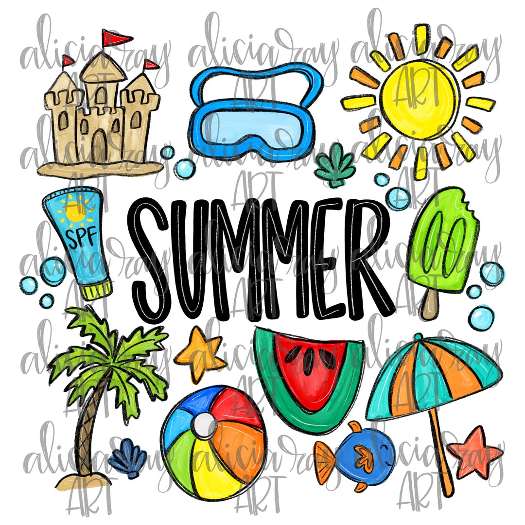 Summer Sublimation PNG Design | Beach Design | Beach Bum | Digital ...