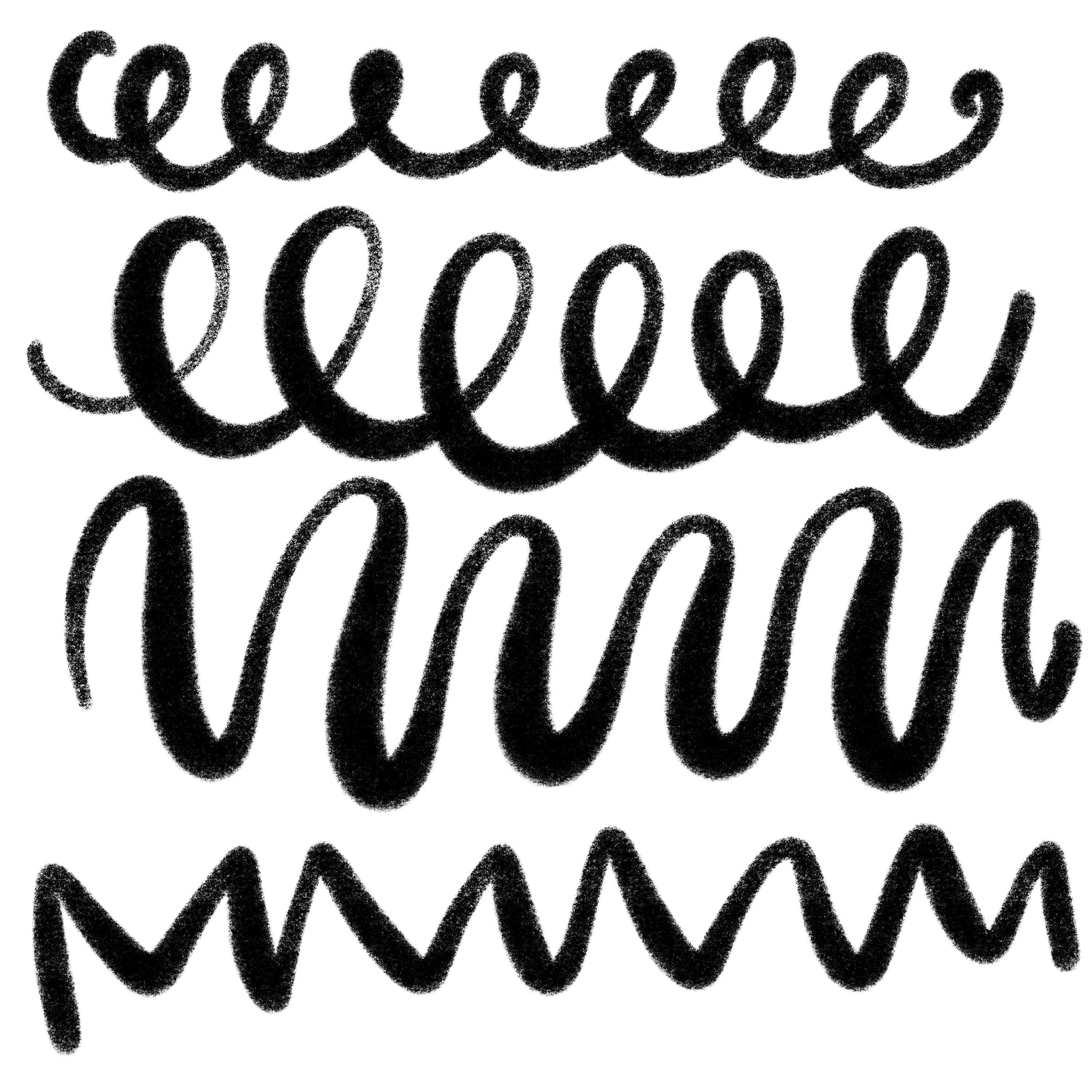 Scribble Pencil Procreate Brush | Gritty Texture Brush for Procreate ...