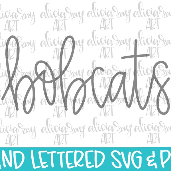 Hand Drawn Bobcat - Etsy