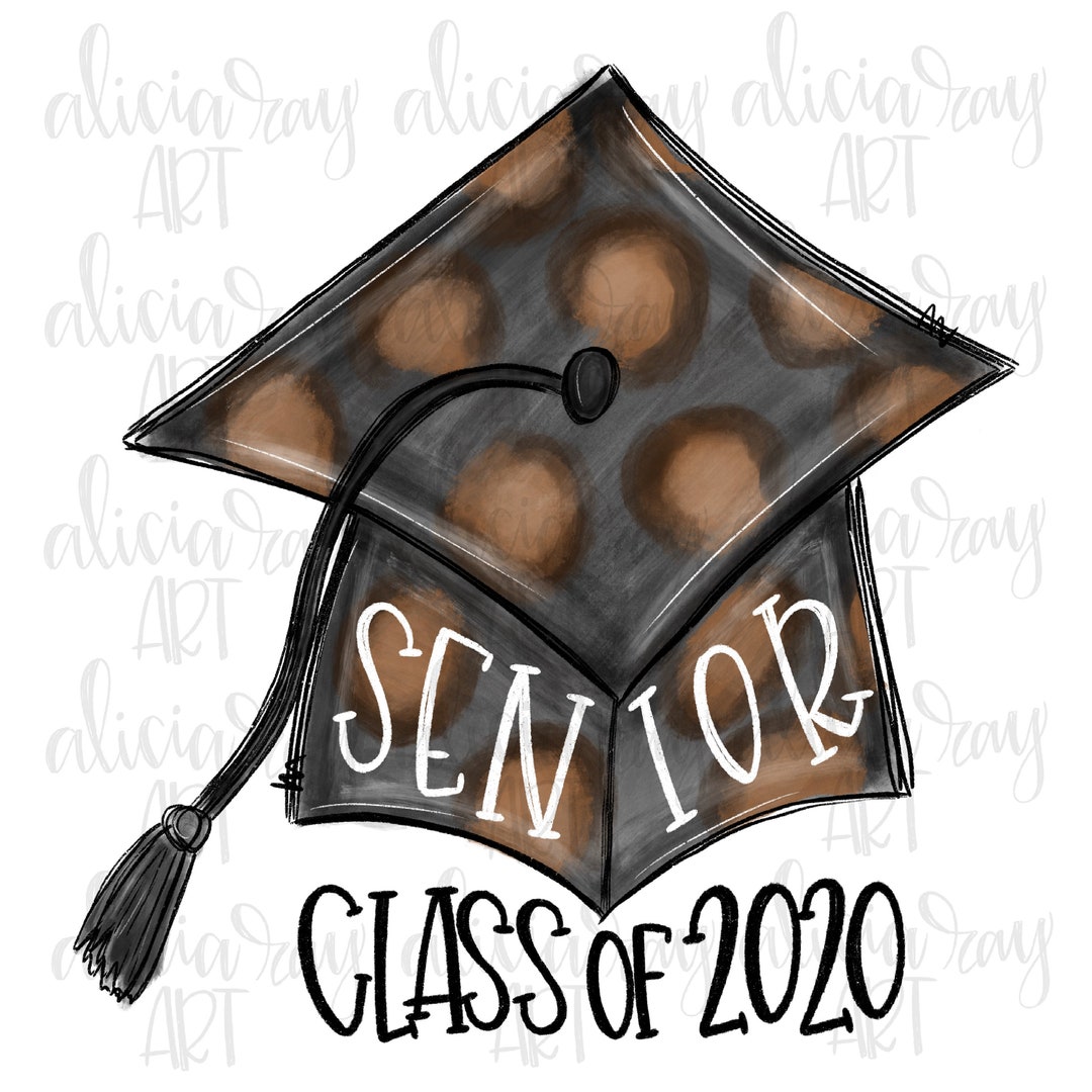 Senior Class of 2020 Leopard Sublimation PNG Design | First Day of ...