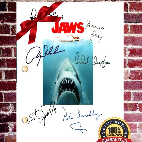 Jaws Script Signed - Etsy